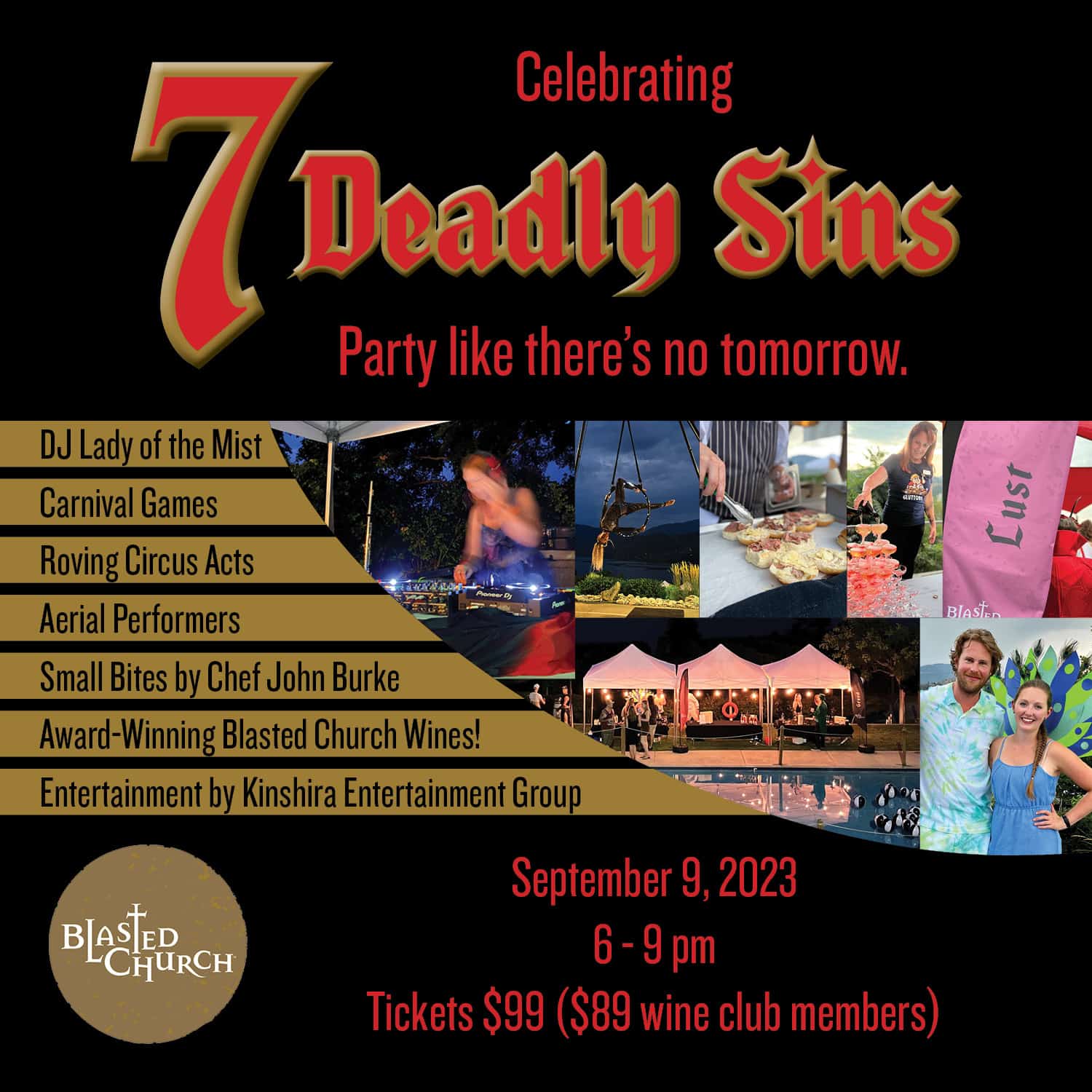 Events - Blasted Church